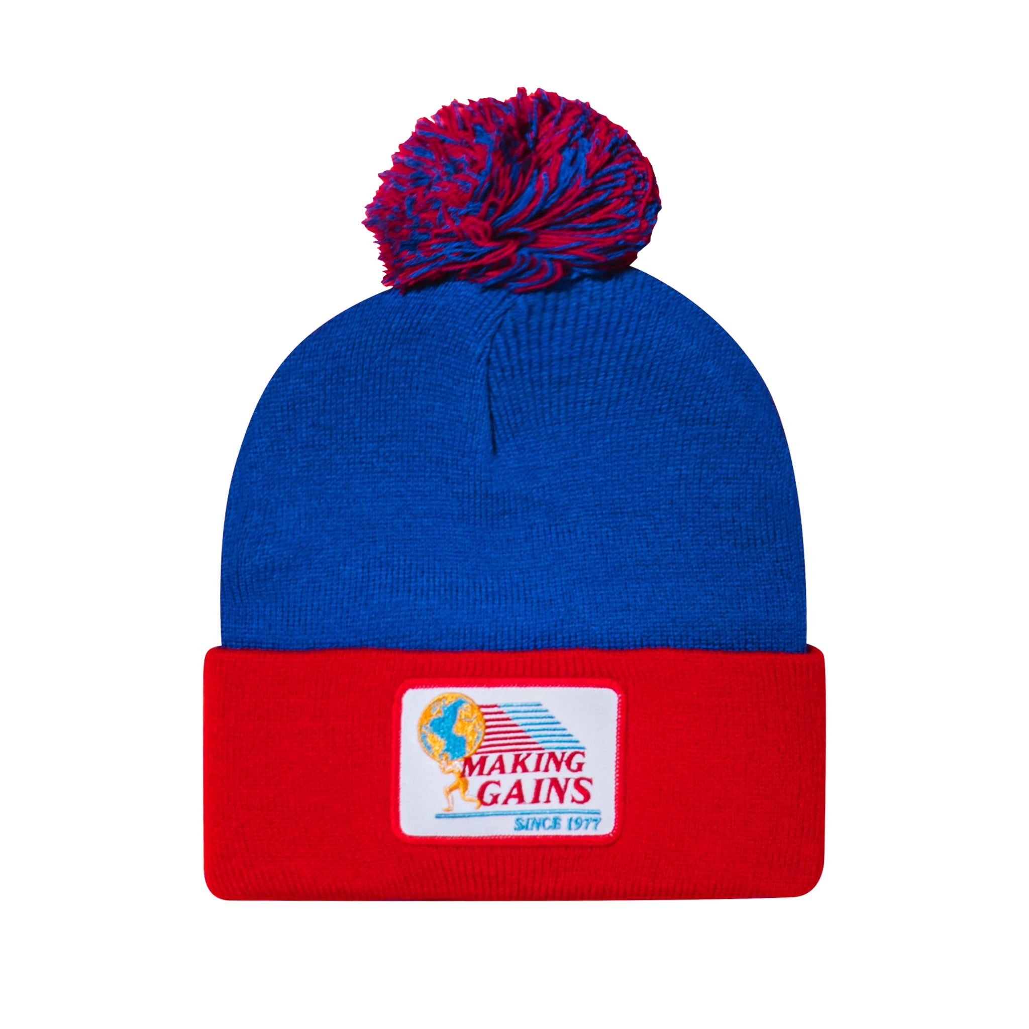 Making Gains Pom Beanie – The World's Strongest Man Merch Making Gains Pom Beanie – The World's Strongest Man Merch