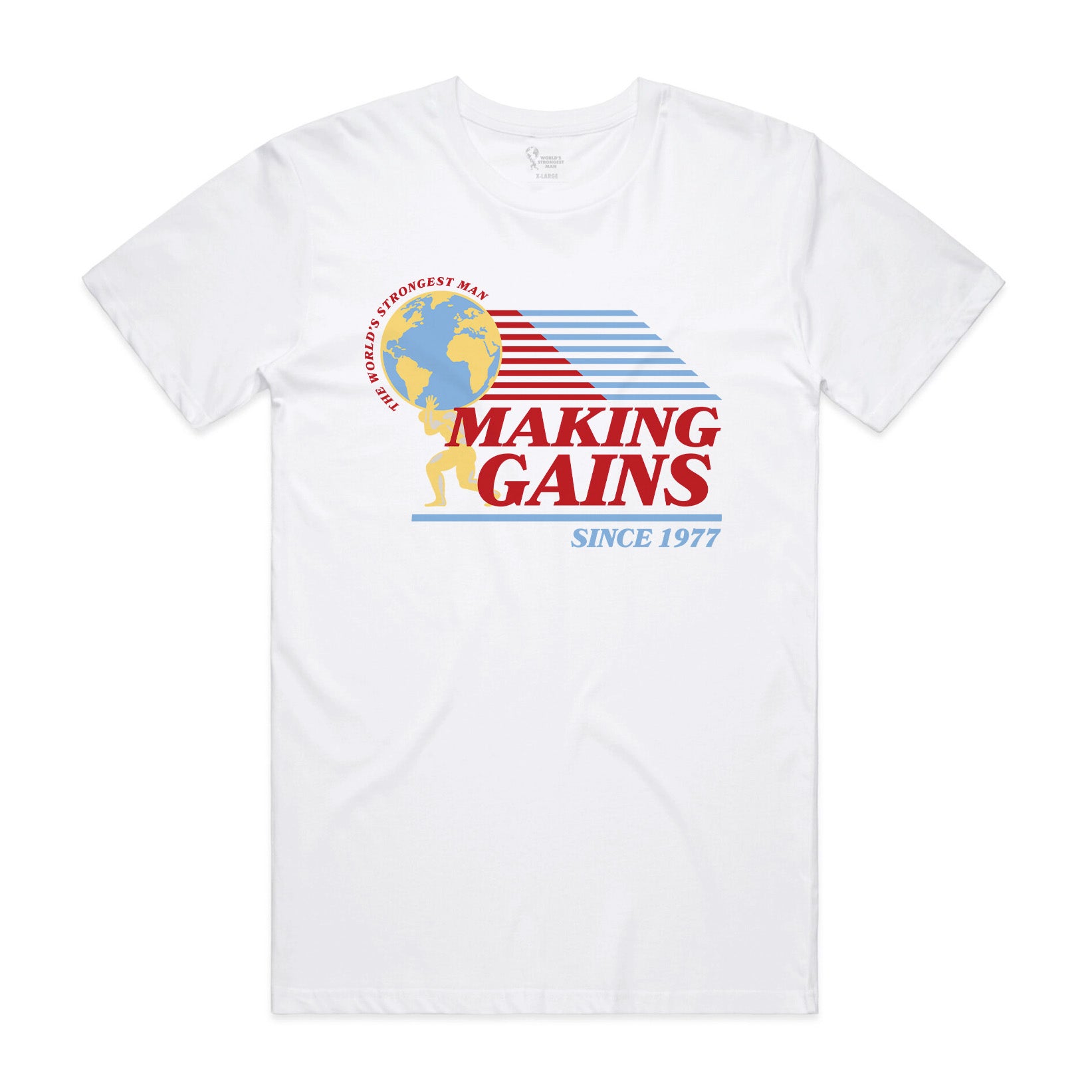 Making Gains Tee – The World's Strongest Man Merch Making Gains Tee – The World's Strongest Man Merch